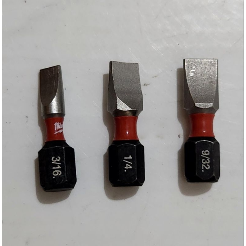 MATA Milwaukee SHOCKWAVE IMPACT BITS SL - Min Screwdriver Bit | Shopee ...