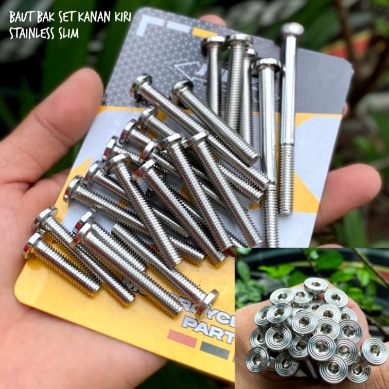 Slim imported stainless steel right and left tub bolts | Shopee Malaysia