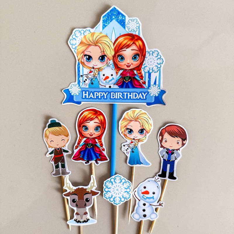 FROZEN TOPPER / (LA-001) FROZEN CAKE TOPPER FROZEN CAKE TOPPER/ FROZEN ...
