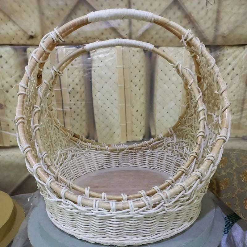 Sale BUY 1 GET 2!!!Woven Rattan Parcel Basket Ring Motif Souvenir ...