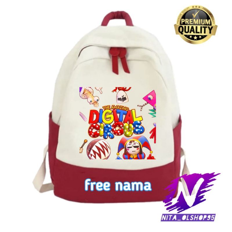Children's School backpack With ditital motif circus backpack For ...