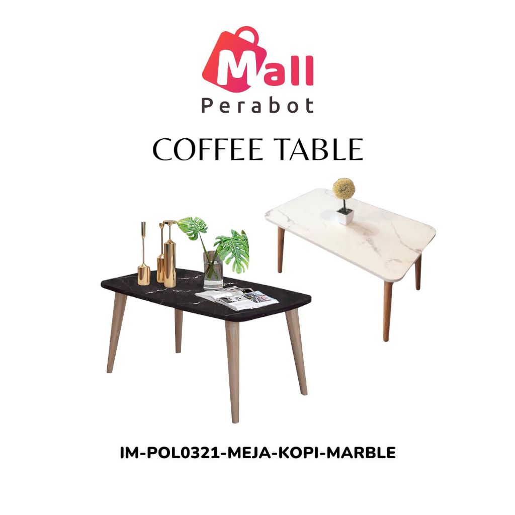 Furniture Mall | Marbel Coffee Table Minimalist Table Guest Table ...