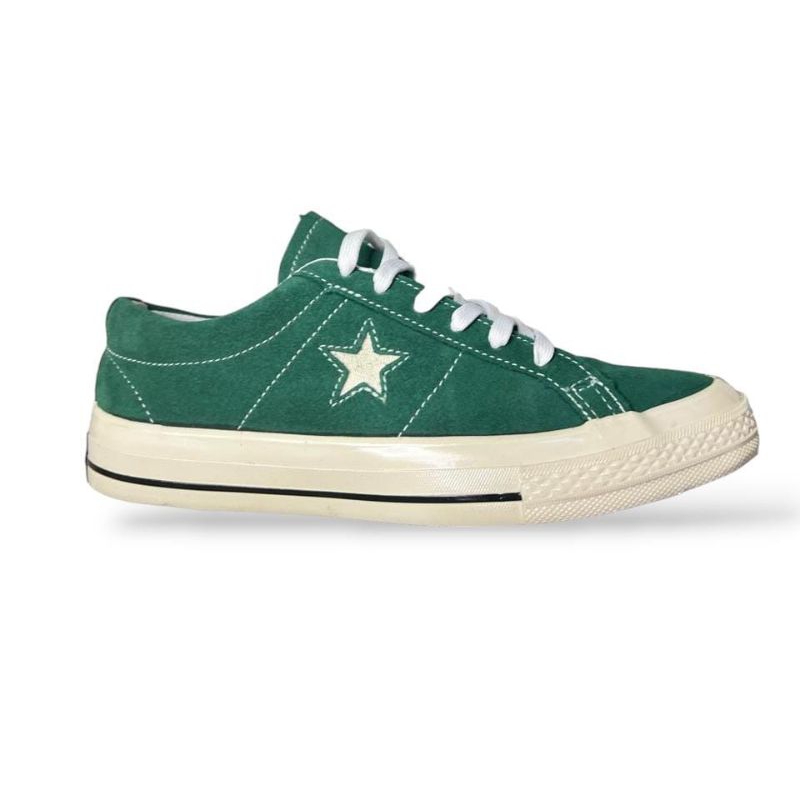 HIJAU New CONVERSE ONE STAR Green New | Shopee Malaysia