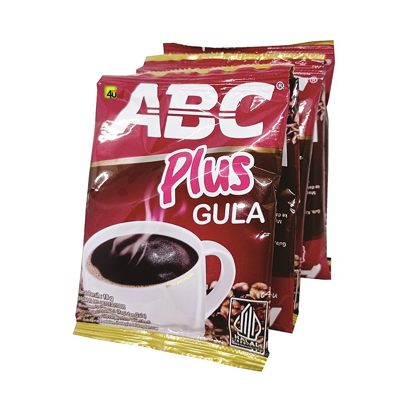 HITAM Abc Plus Sugar - Black Coffee - 5 sachet Pack | Shopee Malaysia