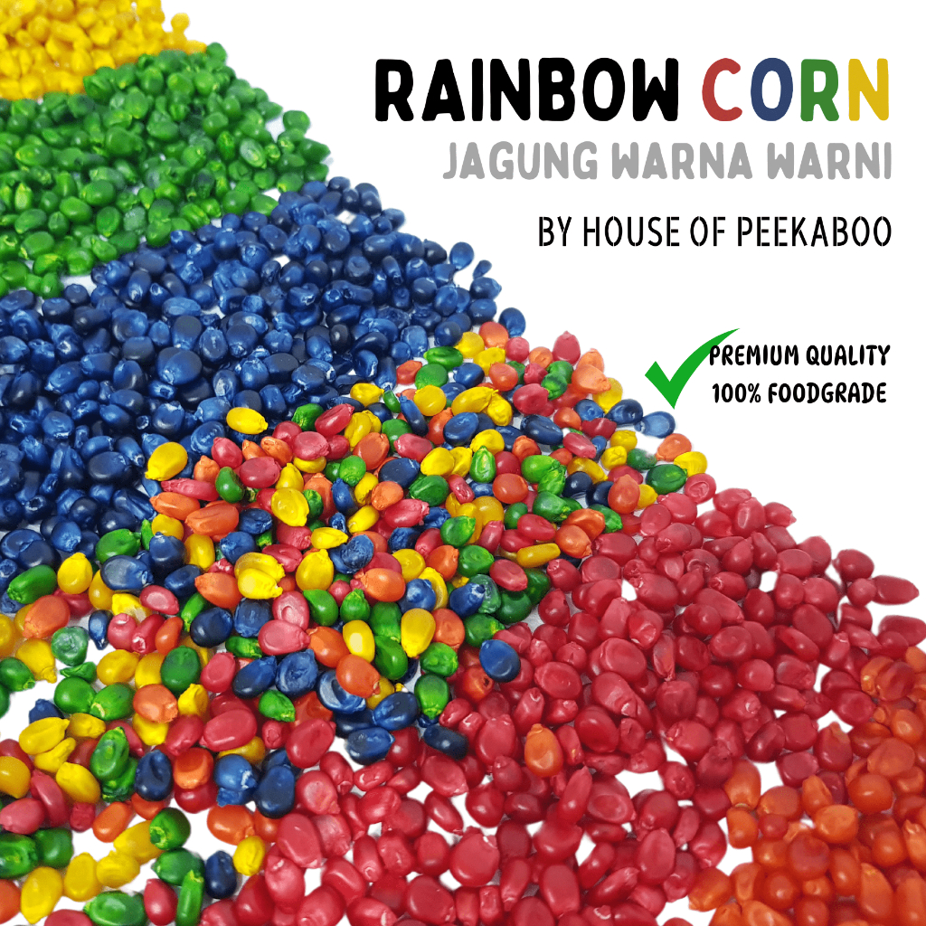 [House Of Peekaboo] Rainbow Corn Colorful Corn Corn Kids Toys Rainbow ...