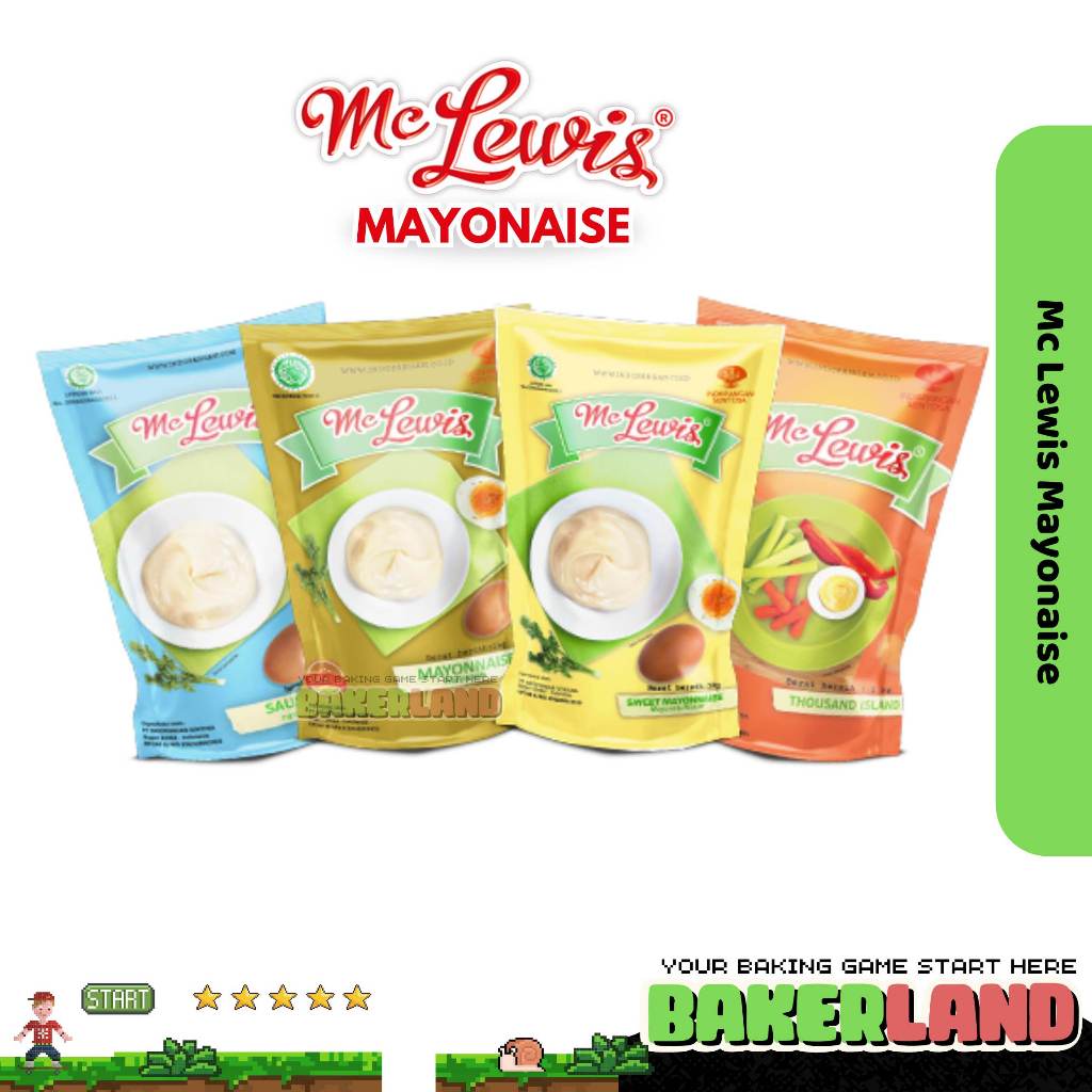 Mc Lewis Mayonnaise/Mayonnaise Sachet/Original Mayonnaise/Spicy ...