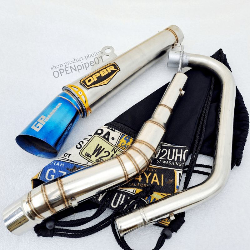 Exhaust pipe opbr conical open pipe euro 125 150 vperman raider 150 ...