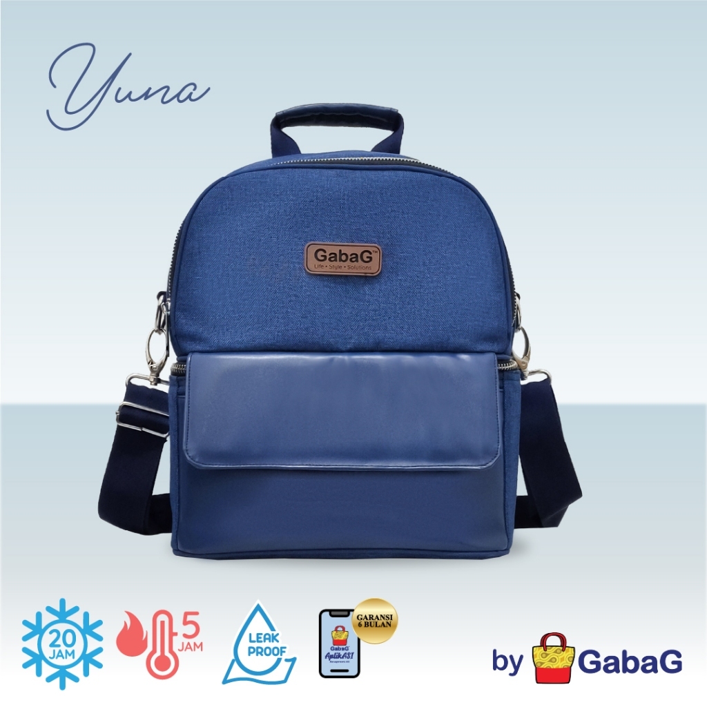 Gabag Breast Milk Bag - Cooler Bag - Backpack Sling Double Compartment ...