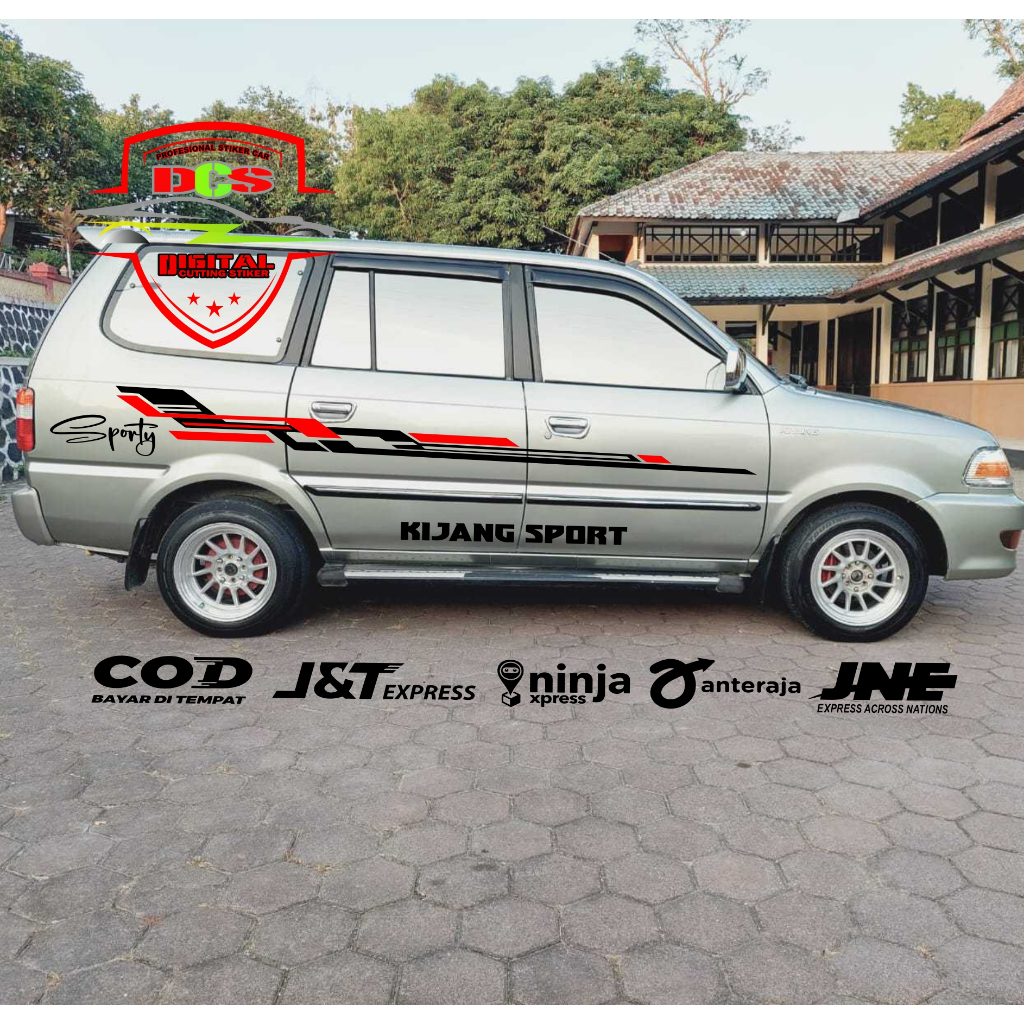 CAR STICKER KIJANG CAPSULE TOYOTA KIJANG LGX 1.8 EFI Year 2003 ...
