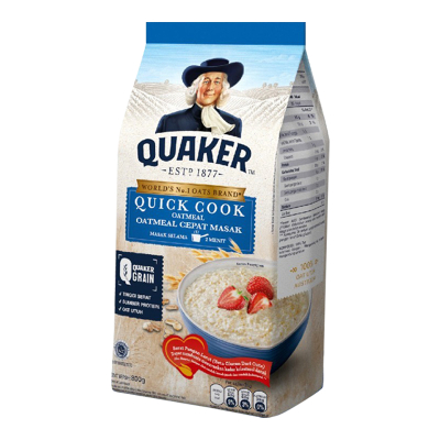 Quaker Quick Cook Oatmeal 800g | Shopee Malaysia