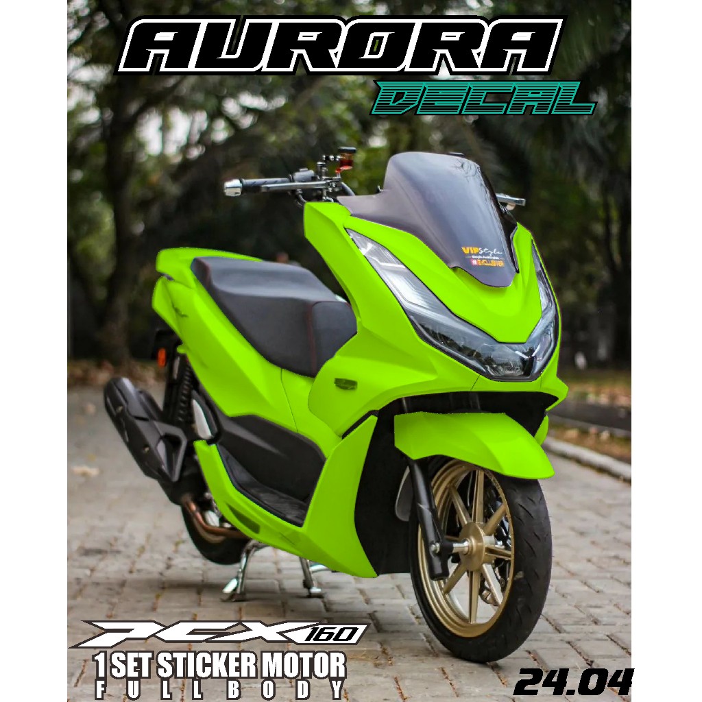HITAM MERAH PUTIH Decal STICKER PCX 160 FULL BODY PCX Newest Color ...