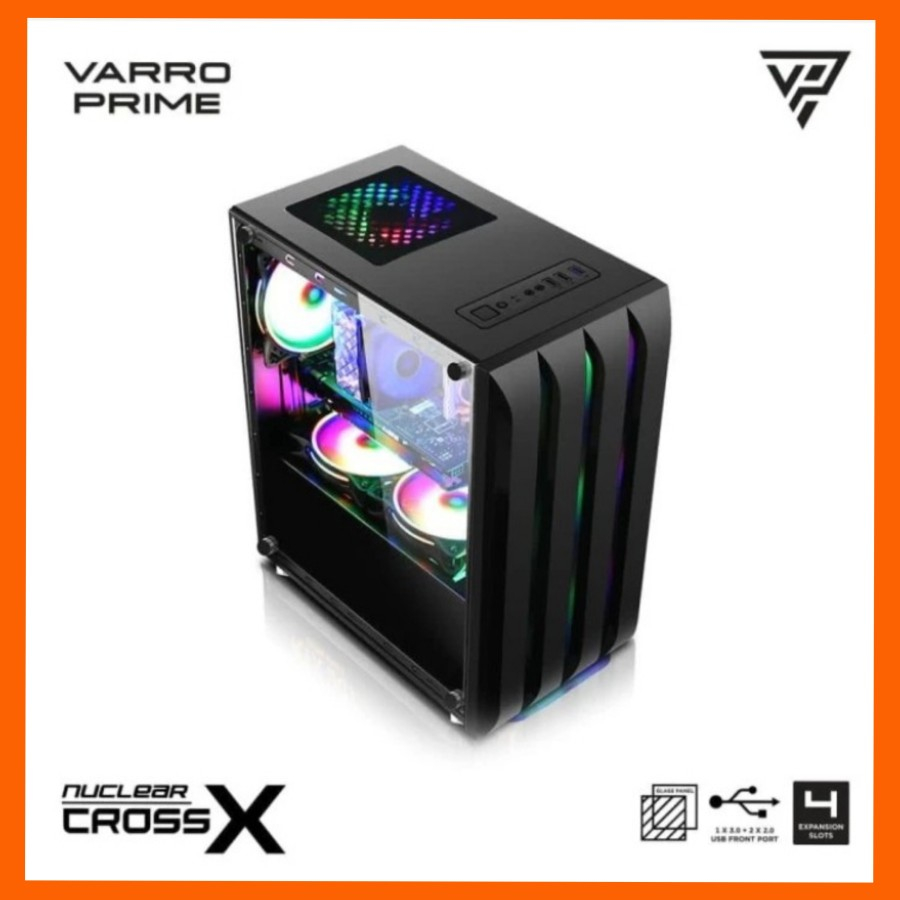 Variro CROS X MICRO-ATX RGB GAMING CASING | Shopee Malaysia