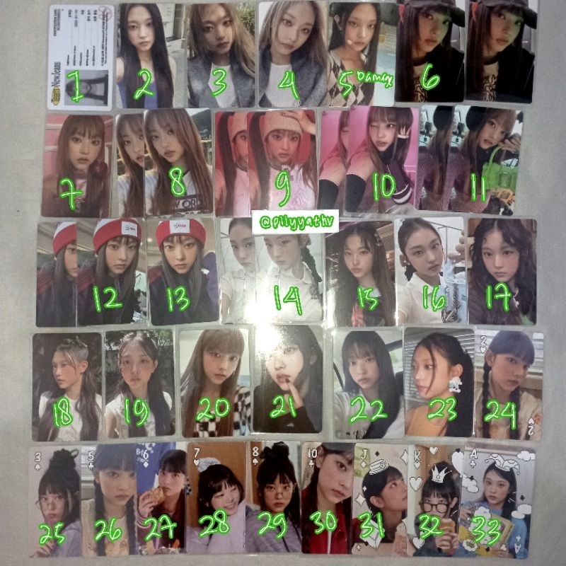 [Newjeans Haerin] Photocard (PC) Official Haerin Newjeans Season ...