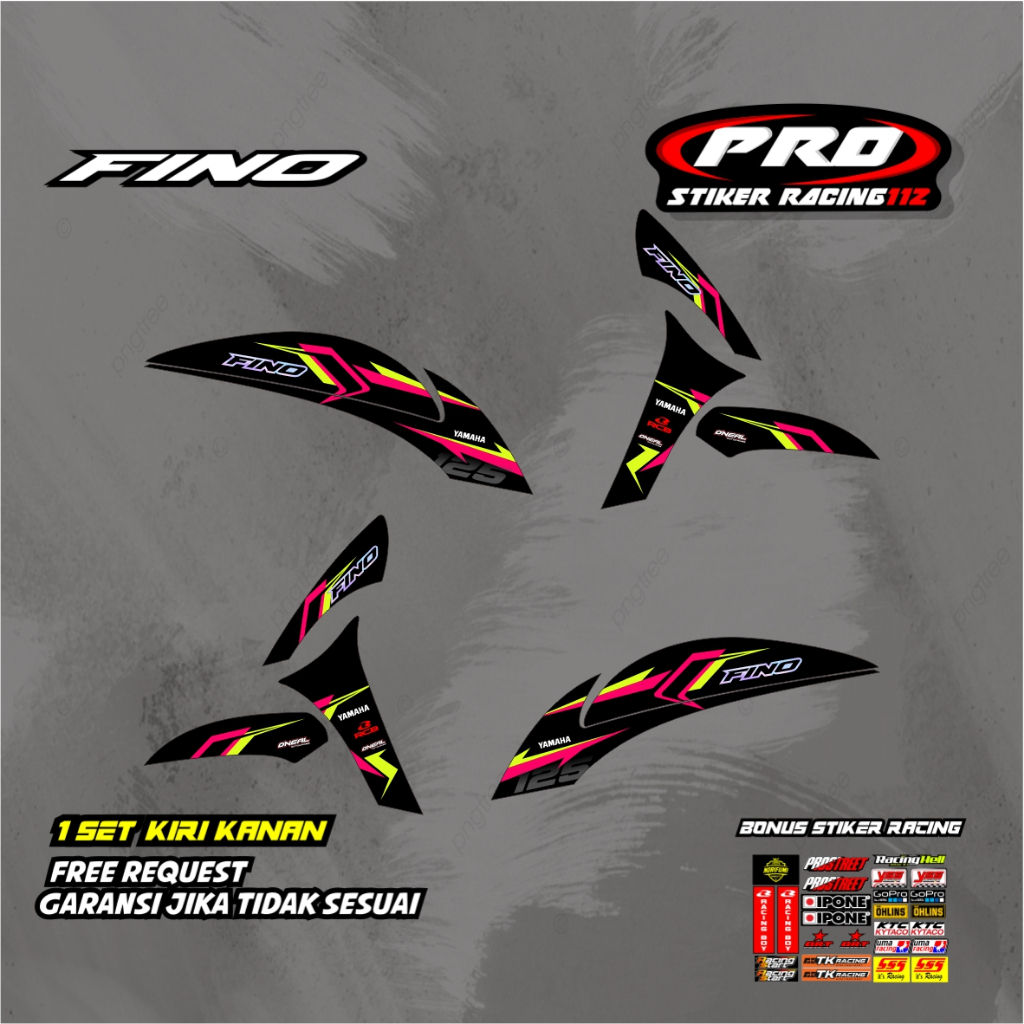 Striping Fino 125 Yamaha Sticker Fino Grande Sporty Sticker Variation ...