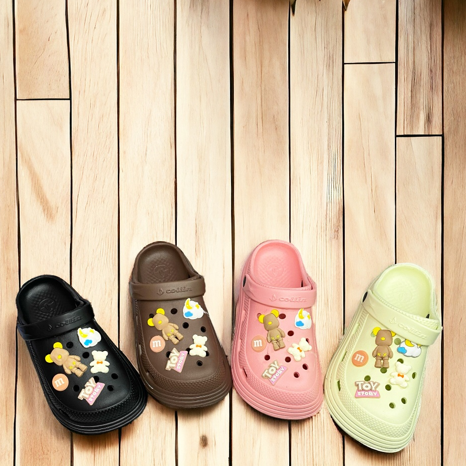 Collin Sandals baim Sandals Frog Adult Women B7810-C - C7 | Shopee Malaysia