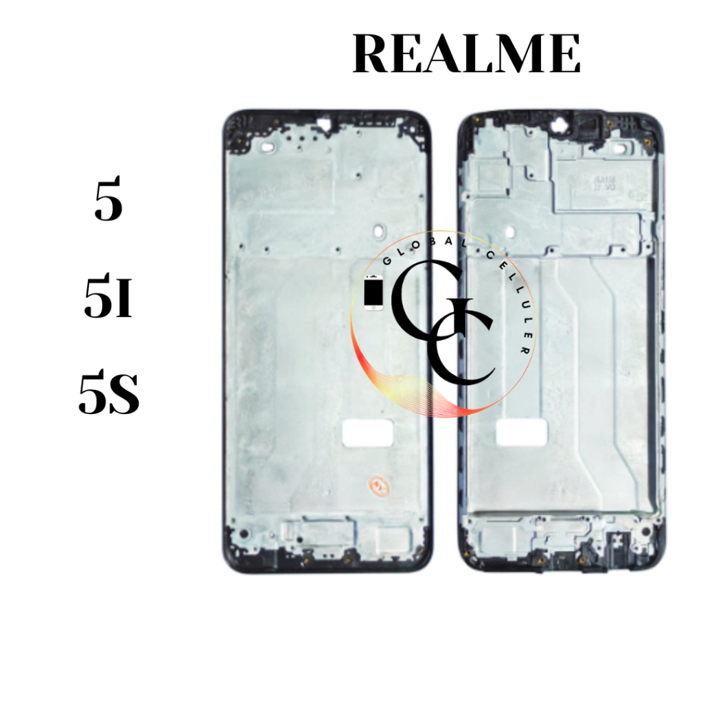 Original Realme 5 5I 5S Lcd Frame (Middle Bone of Lcd Mount) | Shopee ...