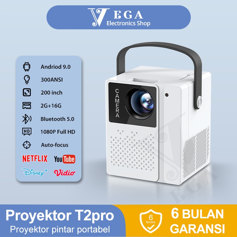 T2pro Android hp Projector Hub Kit 8000 Lumen 4K FHD Portable Projector with Teaching Support ...