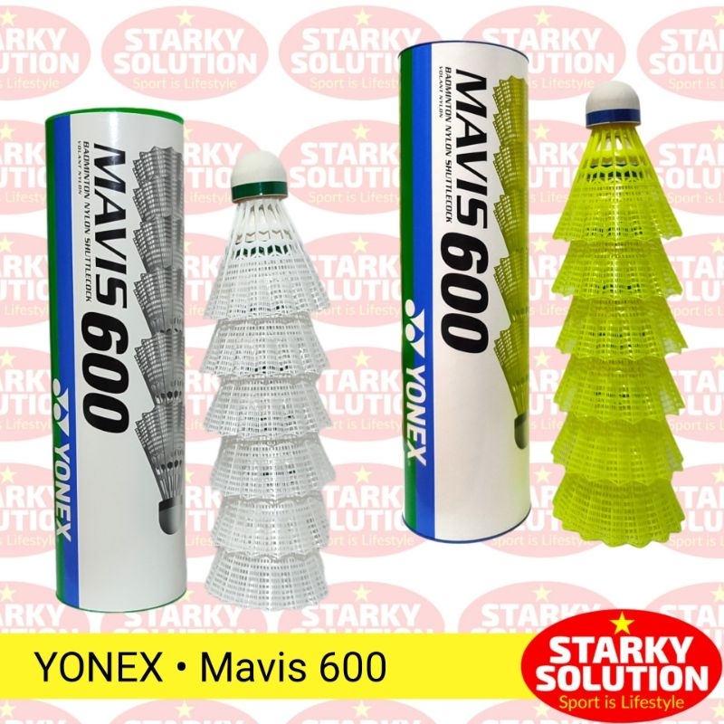 Yonex MAVIS 600 Nylon Shuttlecock Badminton Badminton Original Japan ...