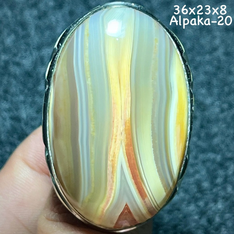 Sulaiman Iris Natural Agate Ring (Original Natural) | Shopee Malaysia