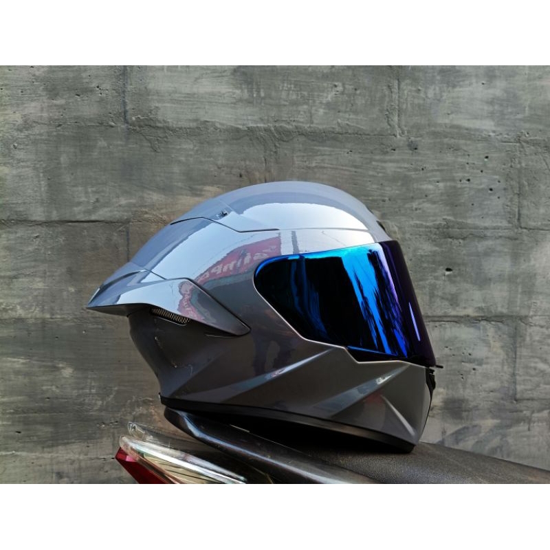Full FACE Helmet | Mla CRYPTON Handsome VENOM VISOR Package, DARK Gray ...