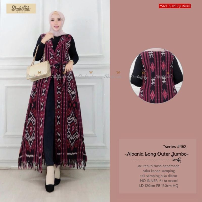 Outer Batik Bolero Batik Vest Cardigan Bolero Weaving Ori Modern Batik ...