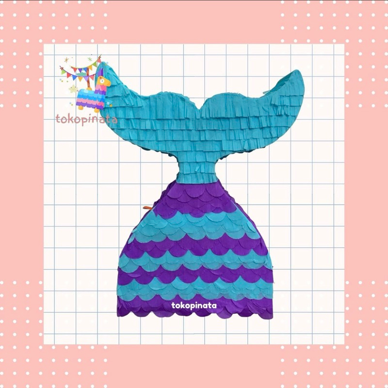 Pinata Hit Mermaid Tail/Pinata Memaid/Pinata Mermaid Tail/Pinata ...