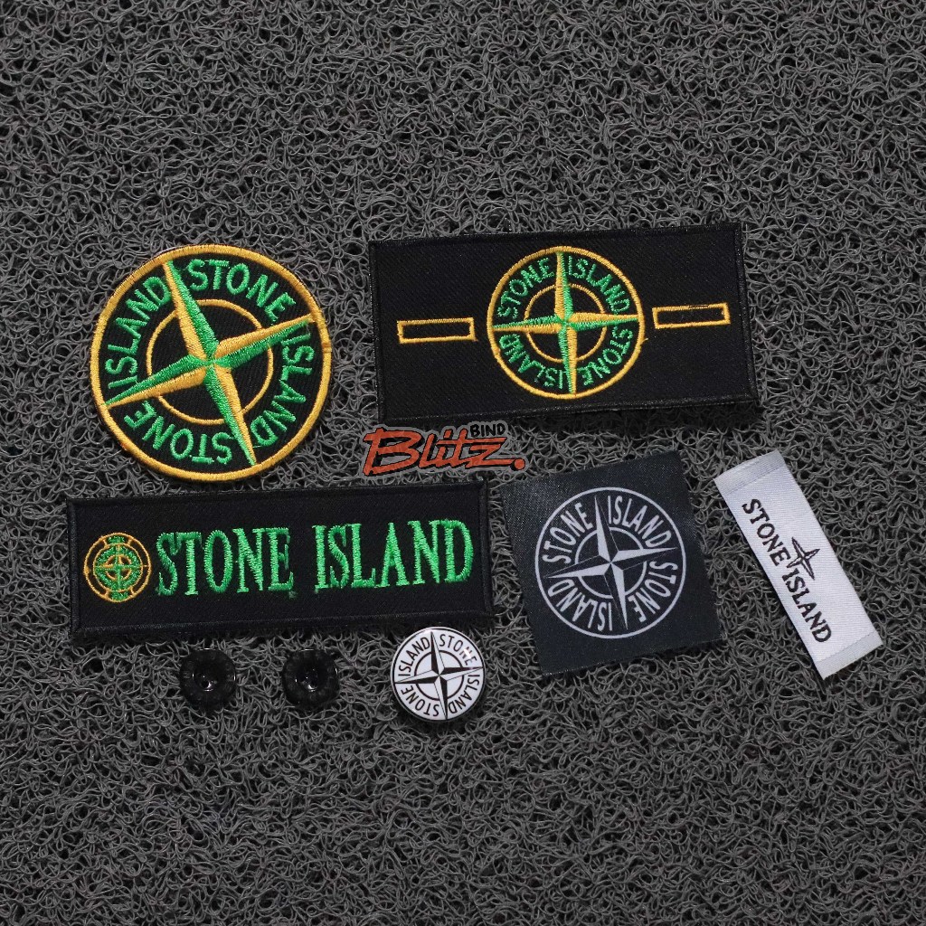 Embroidery PATCH Sewing PATCH EMBLEM BRAND A SET Of Button Labels ...