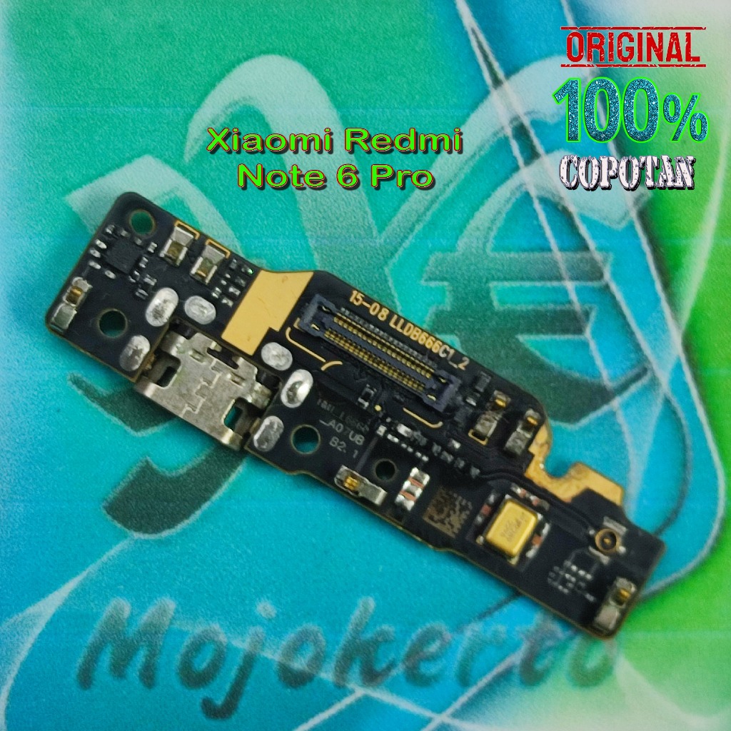 MESIN Xiaomi Redmi Note 6 Pro Charging connector board / PCB UI board ...