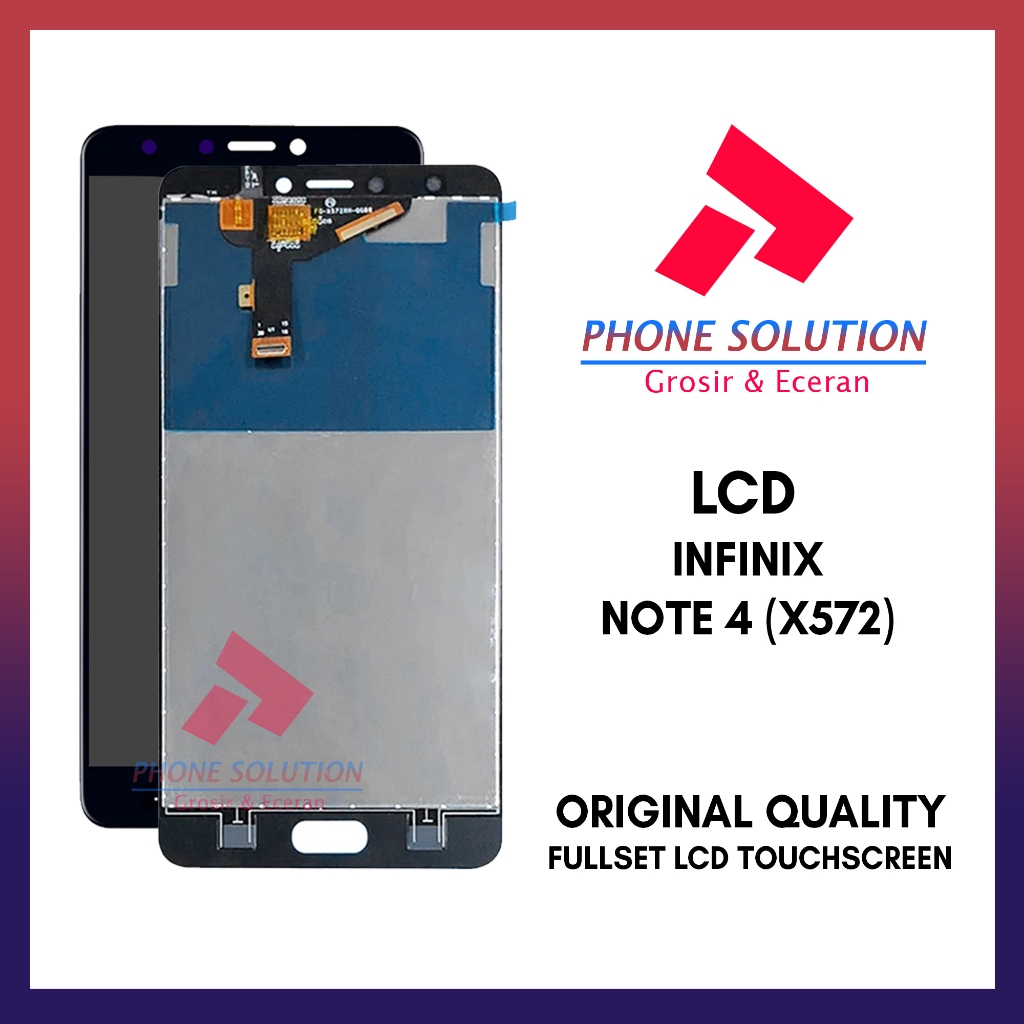 Lcd Infinix Note 4 (X572) Original Fullset Touchscreen - 1 Month ...