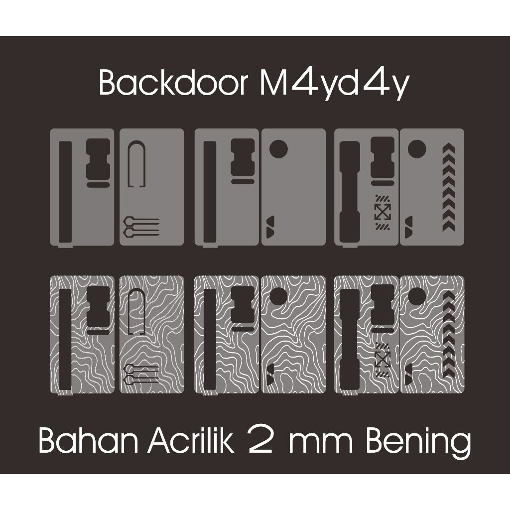 Mayday Acrylic PANEL BACKDOOR | Shopee Malaysia