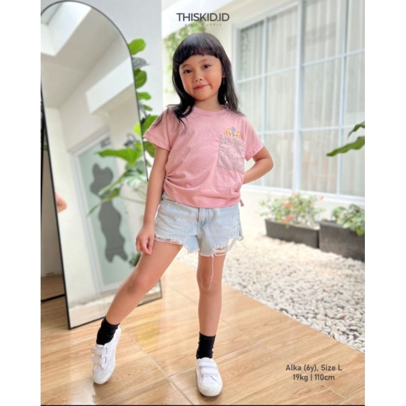 Ivy TOP (Girls Drawstring Shirt) | Shopee Malaysia