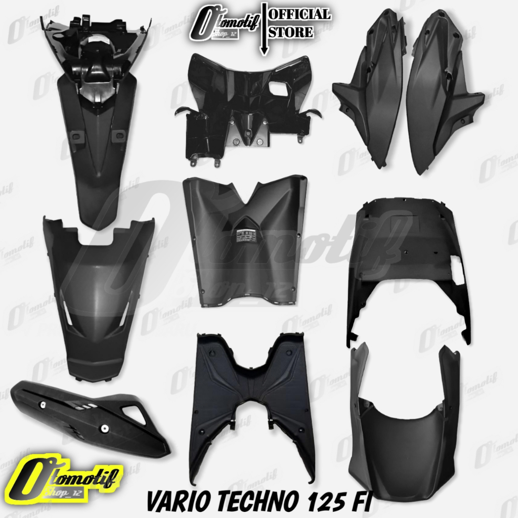 Cover Deck Dashboard Body Rough Full Fullset Honda Vario Techno 125 Fi ...