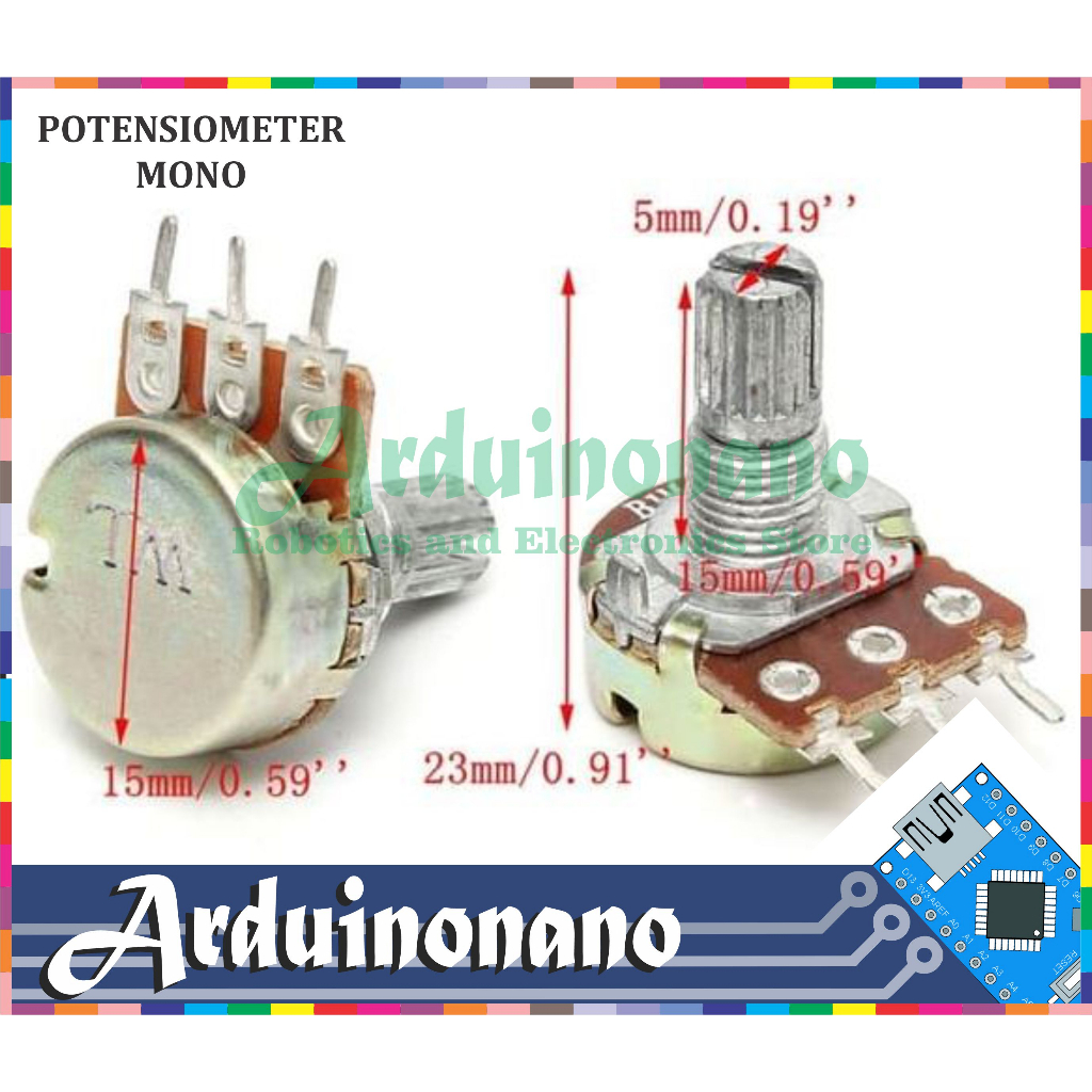 Potentiometer 5k Potentiometer mono B5k good quality | Shopee Malaysia