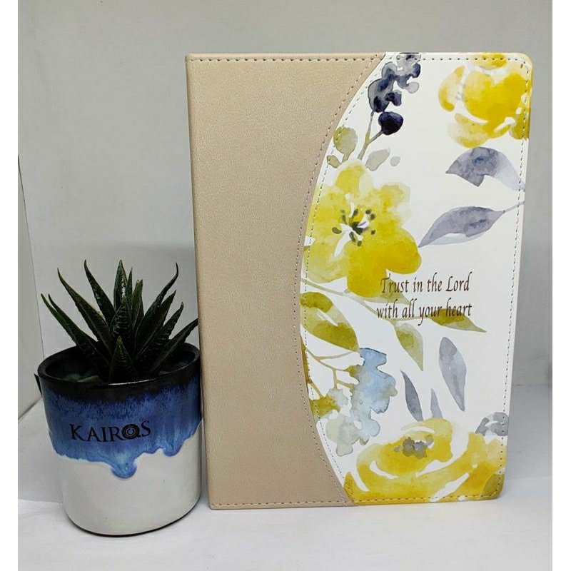 Lux JOURNAL COVER Spiritual Notebook "TRUST IN THE LORD WITH ALL YOUR ...