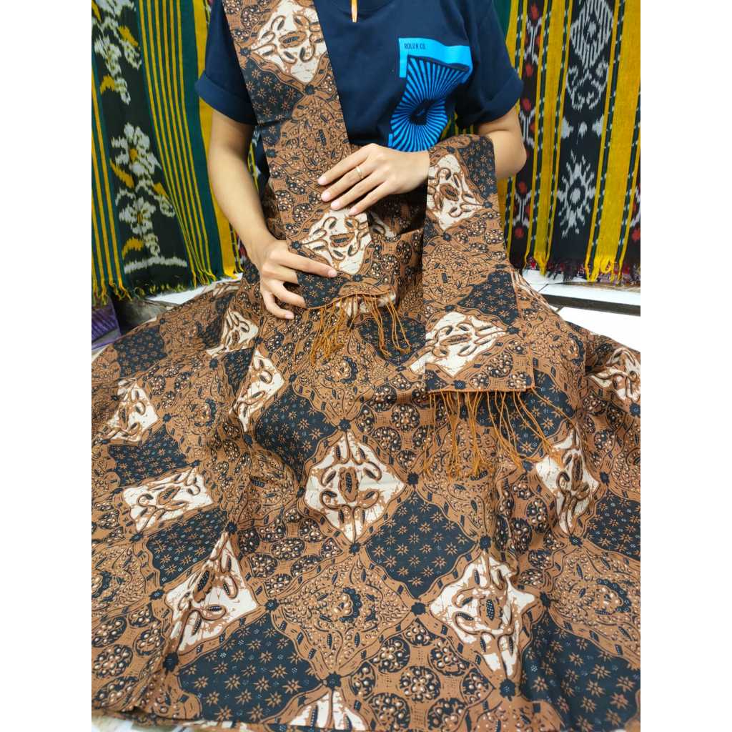 Jarik Batik Cloth and Shawl (Suit) sogan wirasat Motif | Shopee Malaysia