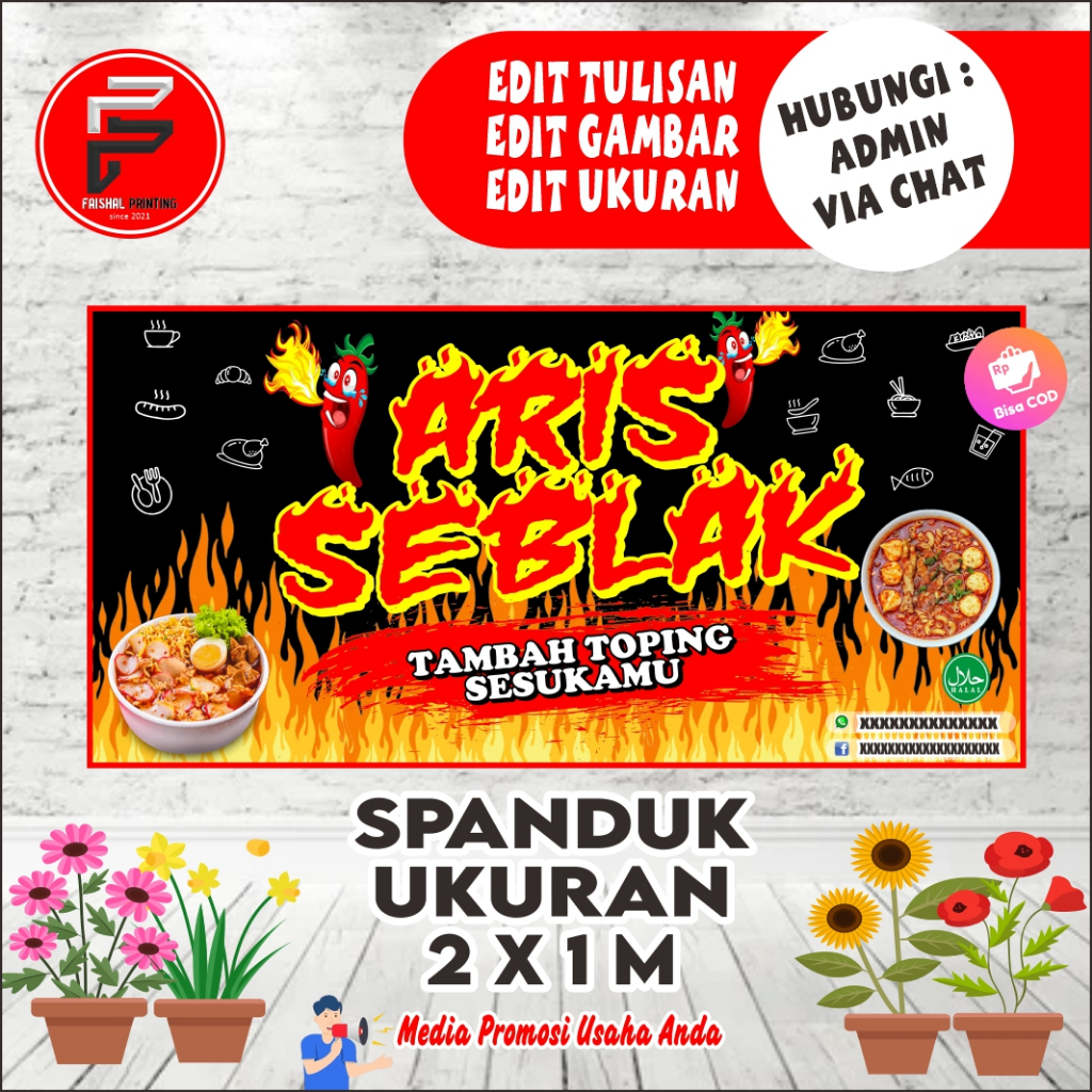 Seblak shop Banner / Seblak Buffet Banner / Seblak Buffet Shop Banner ...
