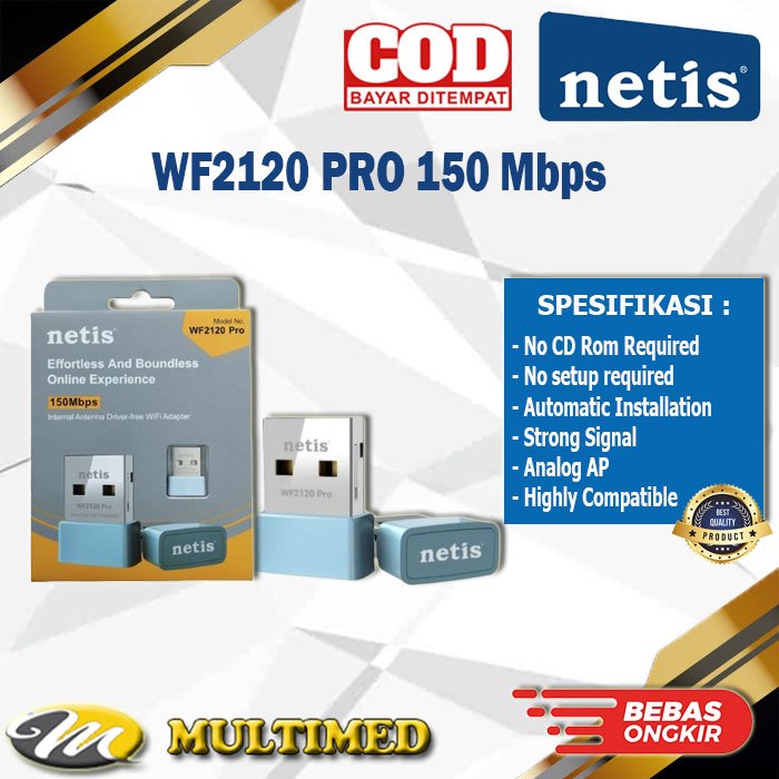 Netis WF2120 PRO Usb Wifi / 150Mbps Wifi Dongle | Shopee Malaysia