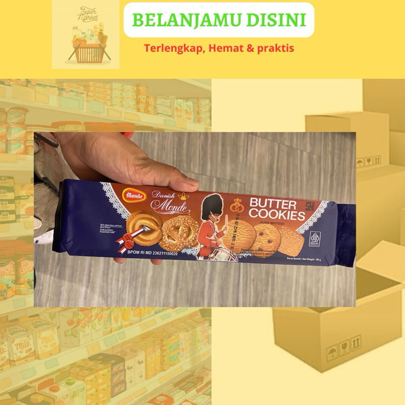 MONDE BUTTER COOKIES BLUE MINI 90 grams | Shopee Malaysia