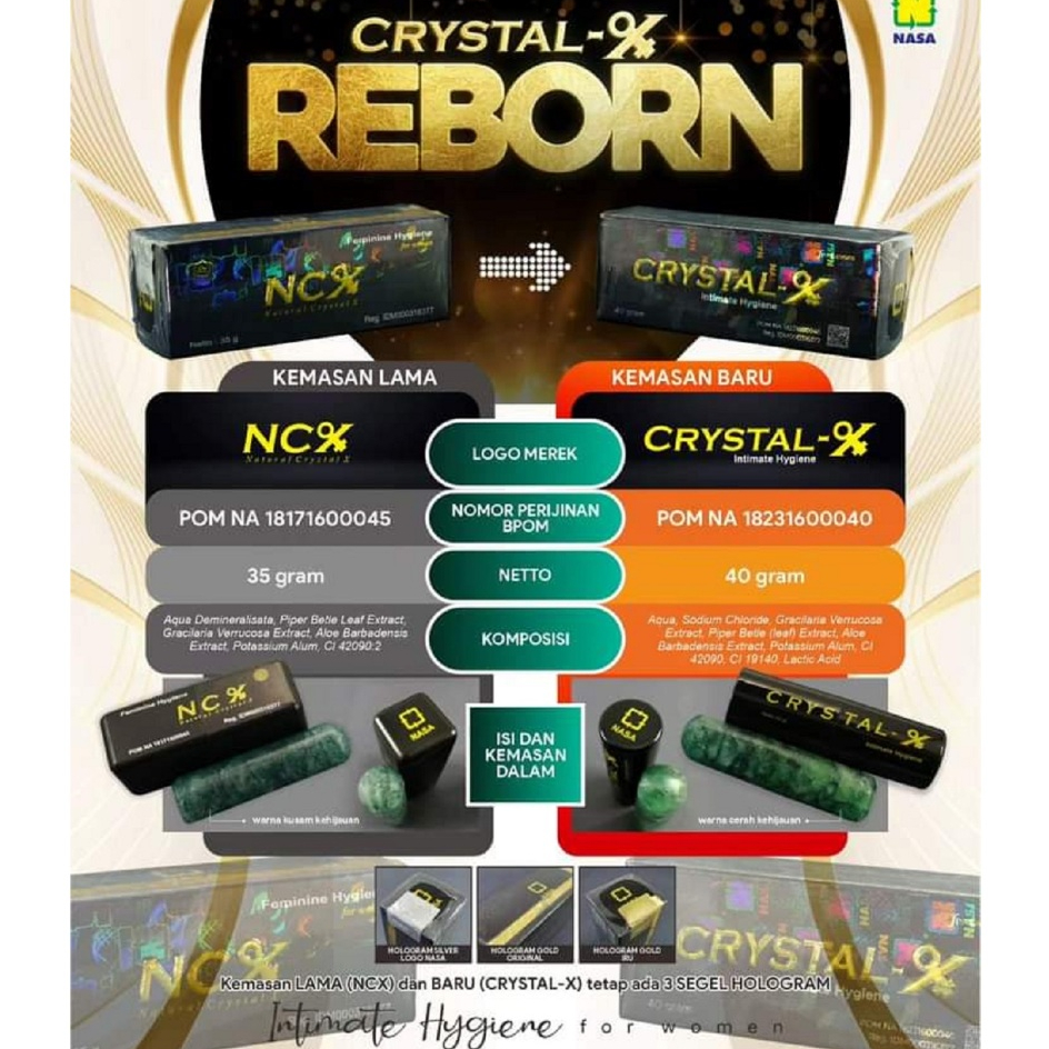 Crystalx Nasa Original NCX | Shopee Malaysia