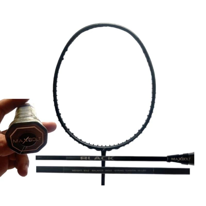 Original maxbolt black badminton racket original maxbolt badminton ...