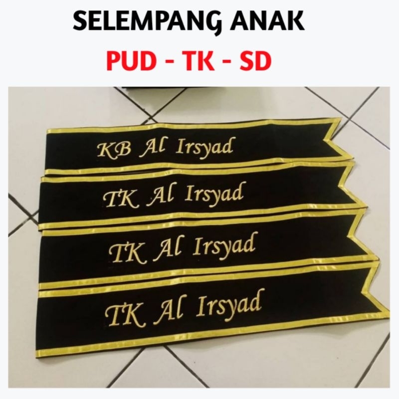 (1St Anniversary) Computer Embroidered Velvet Graduation Sling | Shopee ...