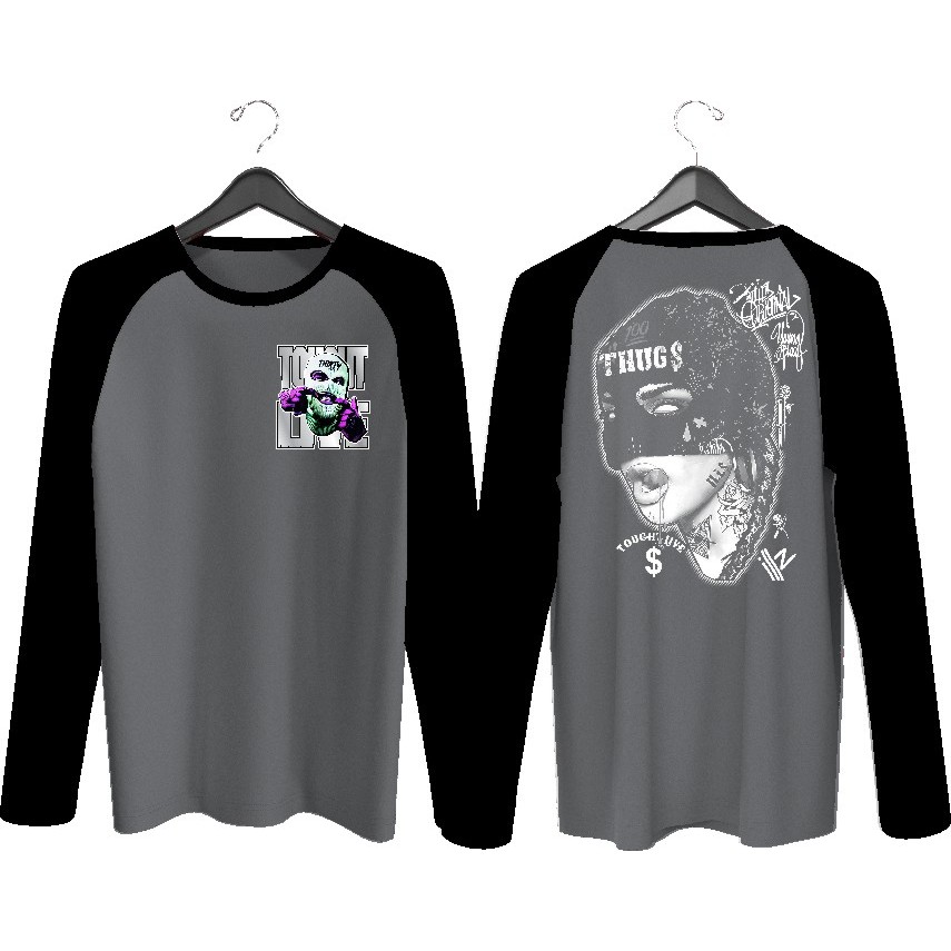 Thug screen printed women's top t-shirt $ / Women's Raglan T-shirt ...