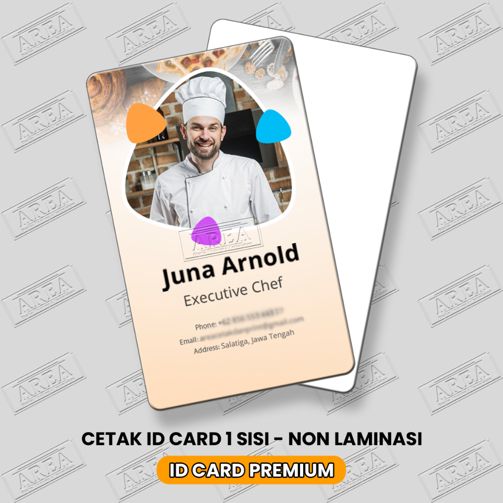 Print 1-sided Custom Unit ID Card+No Scratch/Lamination | Shopee Malaysia