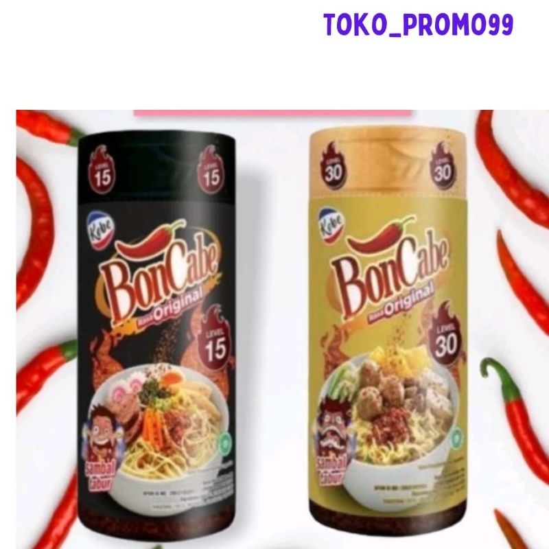 Bon chili 40 grams level 15 / level 30 chili powder sprinkled | Shopee ...