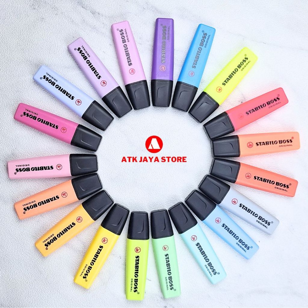 Stabilo Boss (13 color choices) | Shopee Malaysia