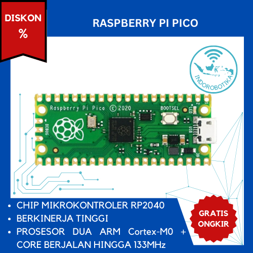 Pi pico raspberry with chip Rp. 2040 | Shopee Malaysia