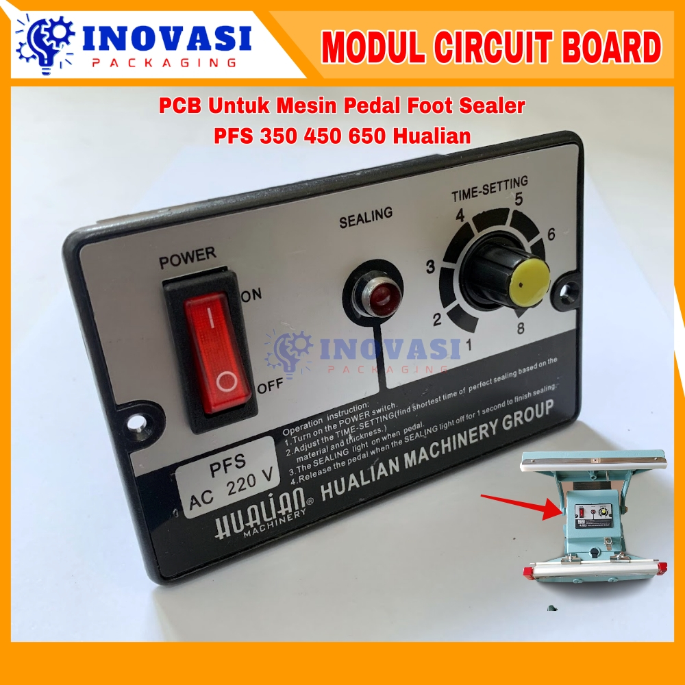 MESIN Circuit Board Module PCB for Pedal Foot Sealer Machine PFS-350 ...