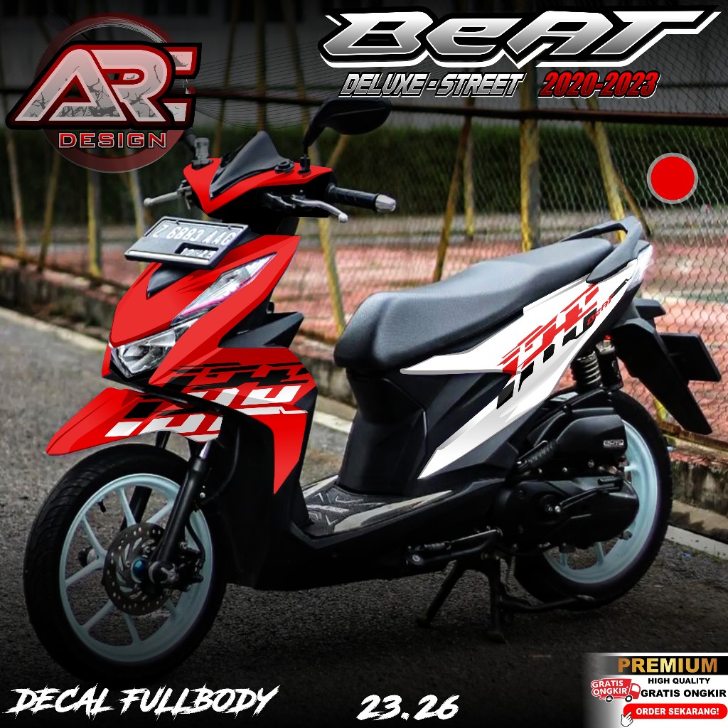 Newest Decal Sticker Honda Beat DELUXE STREET 2020 2021 2022 2023 Full ...