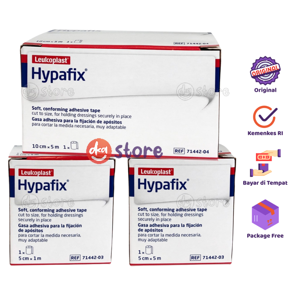 PUTIH Hypafix Essity Plaster 5cm/white Non Woven Wound Cover Adhesive ...