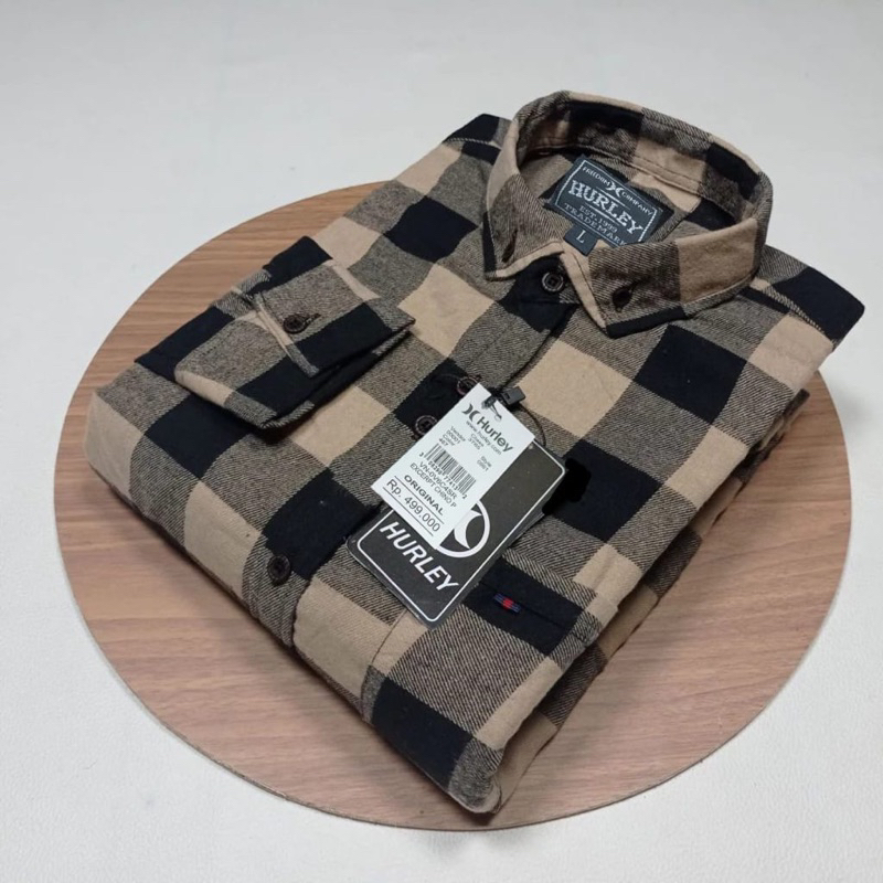 KEMEJA Unisex Flannel Shirt [SULTAN MOTIF] Long Sleeve Distro (Original ...